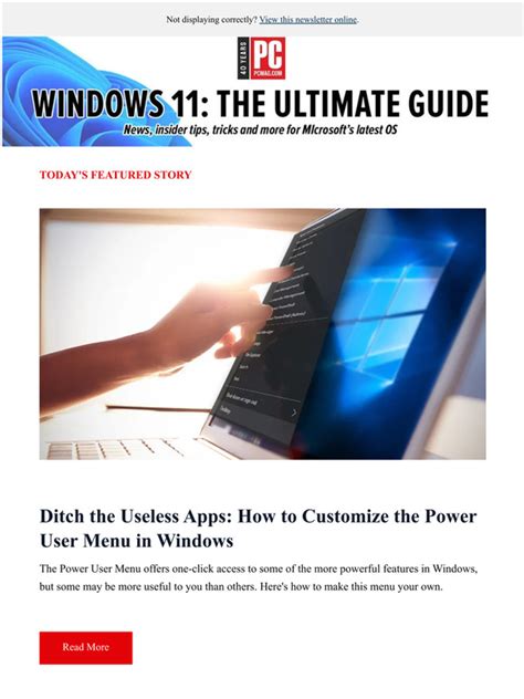 Pc Mag Shop How To Customize The Power User Menu In Windows