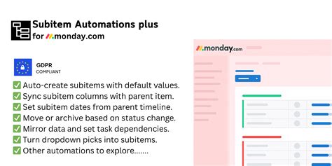 Subitems Automations Plus Marketplace