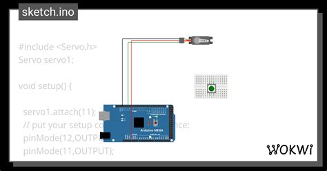 Basic SERVO Wokwi ESP STM Arduino Simulator