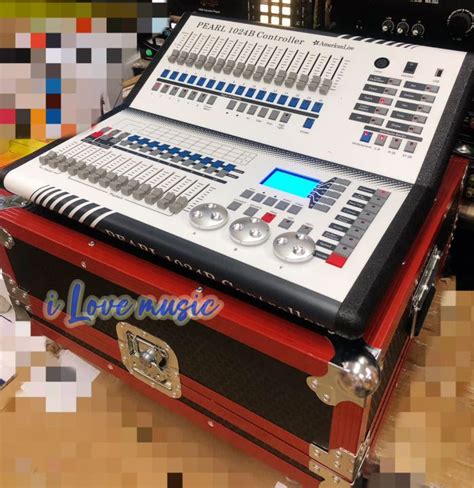 kingkong pearl 1024b dmx controller with flycase dmx 512 a b output dmx master console flight