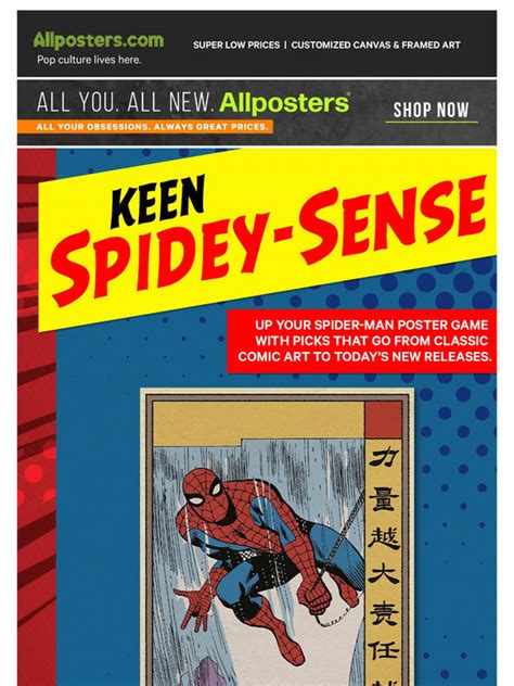 Allposters Spidey Senses Tingling Milled