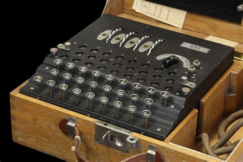 Enigma Machine In Use Enigma Cipher Machine Learning
