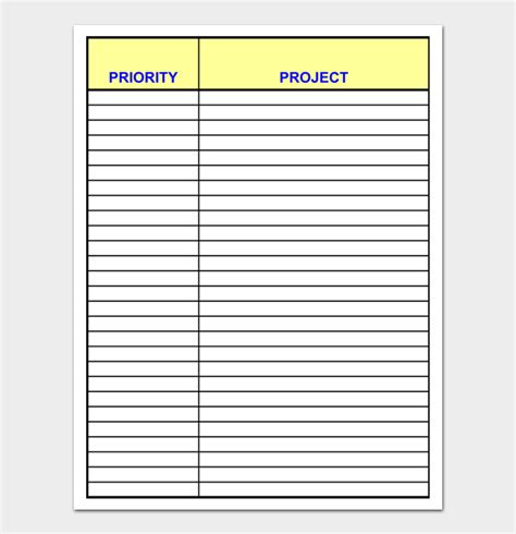 Free Task List And Checklist Templates Word Excel PDF