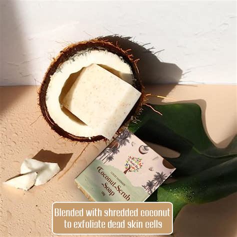 Coconut Scrub Soap Herbal Beauty Product Facial Cream Oil Body