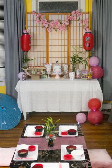 Th Birthday Japanese Dinner Party Alicia Ever After