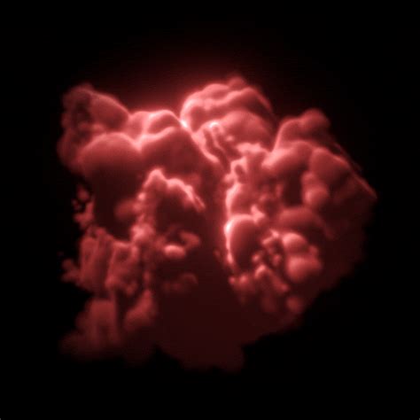 Red Cloudy Puff Cloud  Loop By Xponentialdesign Rwoahdude