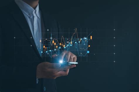 Premium Photo Businessman Analyzing Forex Trading Graph Financial Data Business Finance