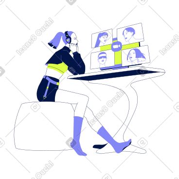 Babe Woman Planning Workflow Using A Roadmap And A Kanban Board PNG SVG