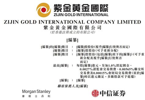 紫金黄金国际下周启动港股ipo簿记建档，目标估值超300亿美元，或将成今年香港第二大上市项目 黄金 新浪财经 新浪网