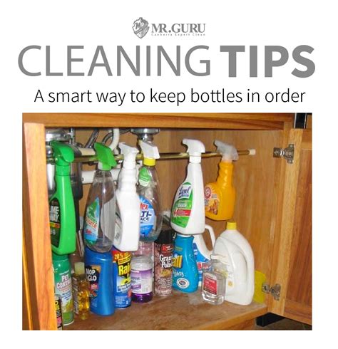 A Smart Way To Keep Your Cleaning Products In Order Mr Guru