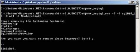 K G Sreeju Walkthrough Aspnetregsqlexe In Aspnet 4