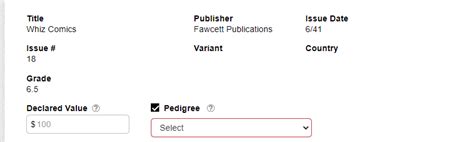 Reholdering To Get Pedigree Labels Ask Cgc Cgc Comic Book