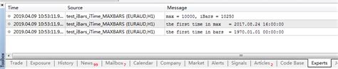 Ibars Has A Bug The Return Value Is Larger Than The Max Bars In