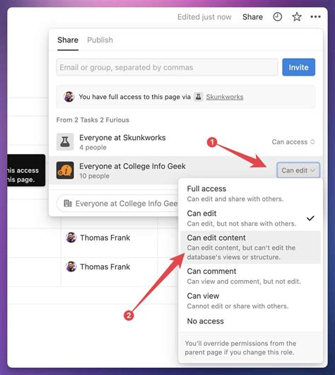 Notion Sharing And Permissions The Ultimate Guide Thomas Frank