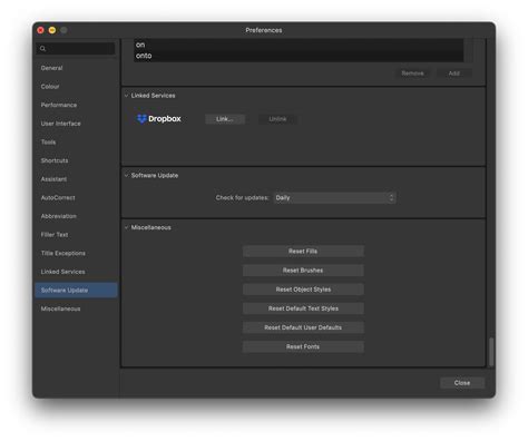 V2 Software Updates Not In Preferences Pre V2 Archive Of Desktop Questions Macos And