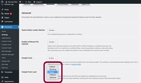 Troubleshooting Fonts Not Appearing On Frontend Elementor