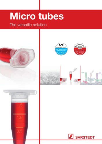 Screw Cap Micro Tubes Sarstedt Pdf Catalogs Technical Documentation