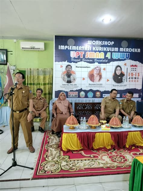 Sman 4 Luwu Gelar Workshop Implementasi Kurikulum Merdeka Poros Celebes