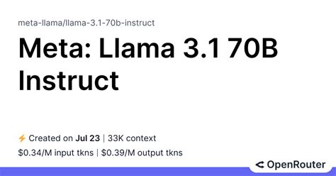 llama 3 1 70b instruct api providers stats openrouter