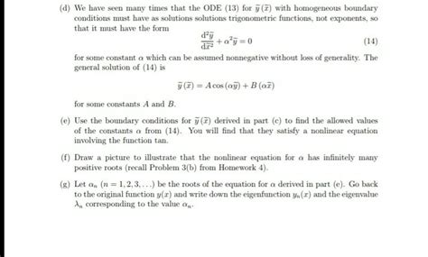 Solved Problem 6 A Sturm Liouville Problem With