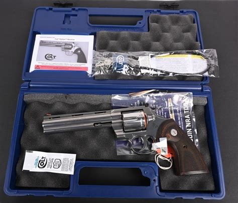 Mib Stainless Colt Python Revolver 3926527948