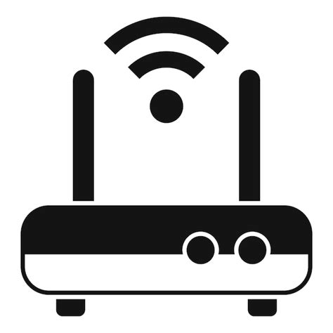 Premium Vector Wifi Router Icon Simple Vector Storage Cloud Tech