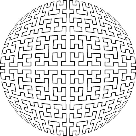 Squircles Hilbert Curve On A Circular Disk