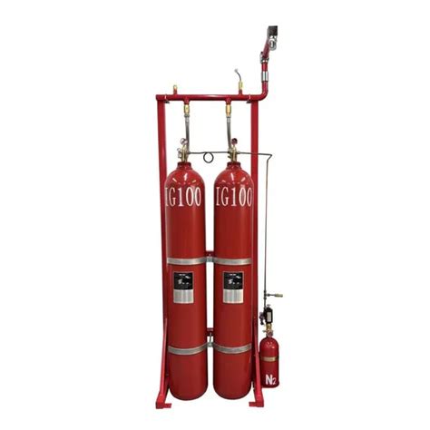 Enclosed Flooding High Temperature Control Inergen Ig100 Fire Extinguisher Suppression System