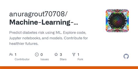 Github Anuragrout70708machine Learning Based Diabetes Risk Assessment With Python Predict