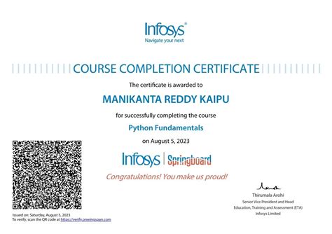 Manikanta Reddy Kaipu On Linkedin Python Infosysspringboard Codingjourney Lifelonglearning