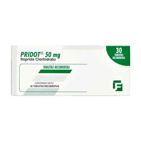 Pridot 50 Mg 30 Tabletas