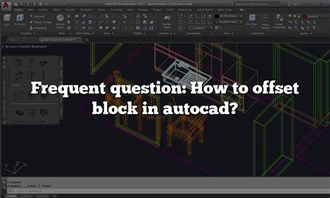Frequent Question How To Offset Block In Autocad