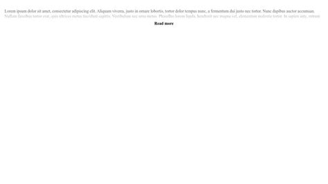 Show More Text Fade Show More Text Fade