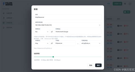 （四）p2link内置服务，分享本地文件 p2link本地部署 csdn博客