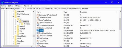 Affichage Du Menu Vba Comme à Lorigine