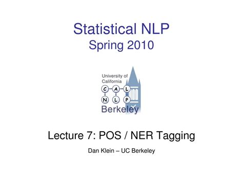 Ppt Statistical Nlp Spring 2010 Powerpoint Presentation Free Download Id4263763