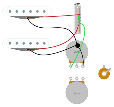 2 humbuckers 5 way switch wiring diagram