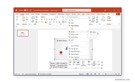 how to add cite in powerpoint design talk