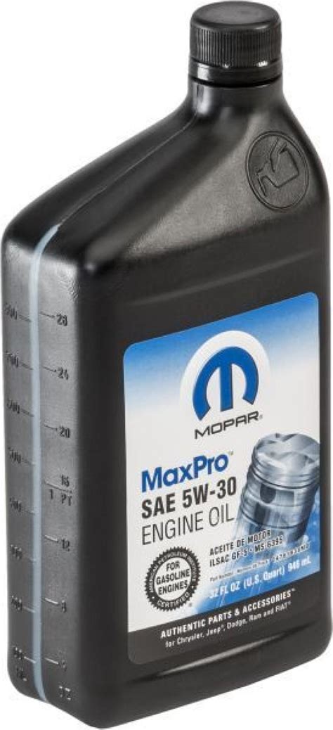 ᐉ Моторное масло Mopar MaxPro 5W-30 0,946 л • Купить в Киеве, Украине ...