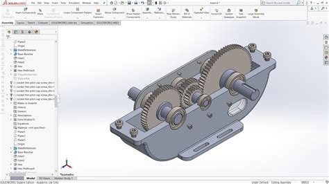 Gearbox Assembly Solidworks At Susan Pittman Blog
