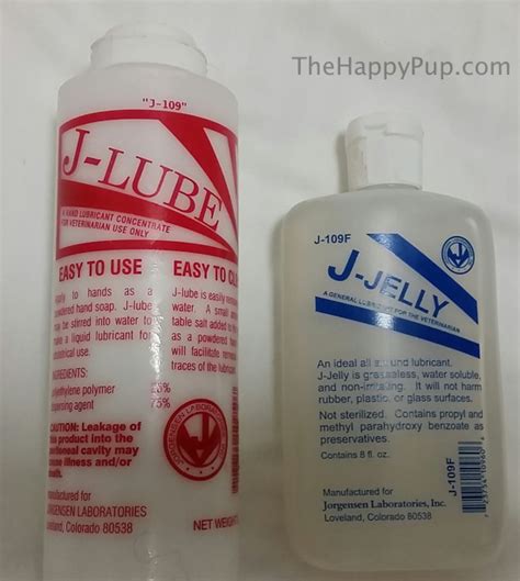 J Lube & J Jelly Lubricants - The Happy Pup