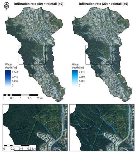 Surface Water Flow Simulation In The Watershed With Surface Flow