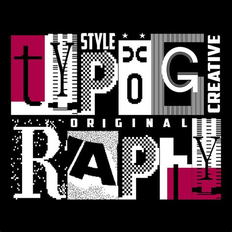 Typography Abstract Text Vector Design 21958560 Vector Art At Vecteezy