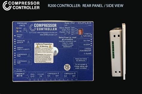 R200 Compressor Controller For Dual Or Duplex Pumps Sam Controllers Store