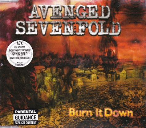 Avenged Sevenfold Burn It Down Releases Discogs
