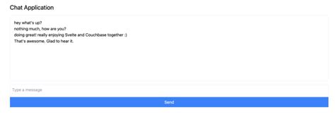 Quick And In Sync With Svelte And Couchbase The Couchbase Blog