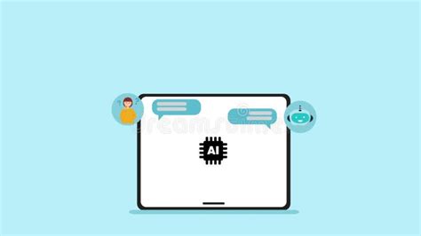 Animation Of Digital Screen With Ai Chat On Purple Background Global