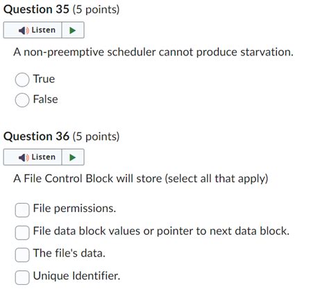 Solved A Non Preemptive Scheduler Cannot Produce Starvation