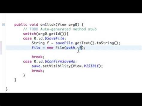 Android Application Development InputStream And OutputStream YouTube