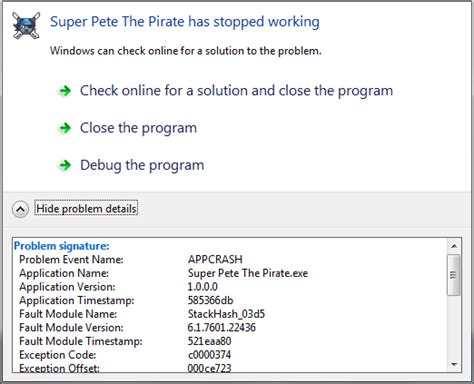 Game Crashing A Heap Has Been Corrupted Community MonoGame